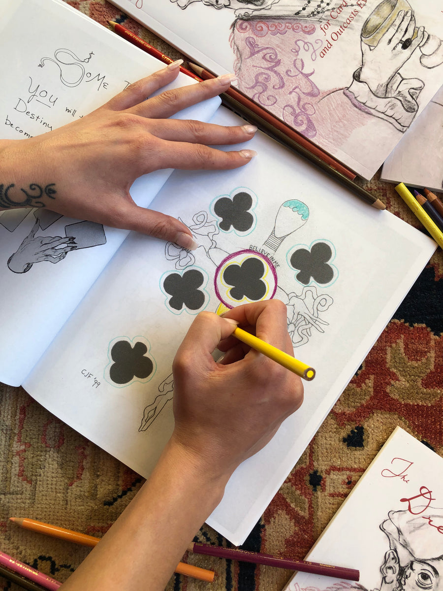 coloring book playing cards